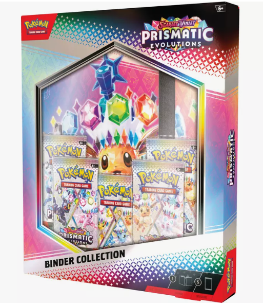 [PRE-ORDER] Pokemon Card Prismatic Evolutions Binder Collection – Card Lounge